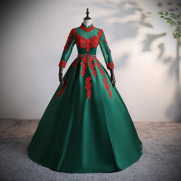 Dunkelgrün,Lange,Strass Ballkleider | Veaul
