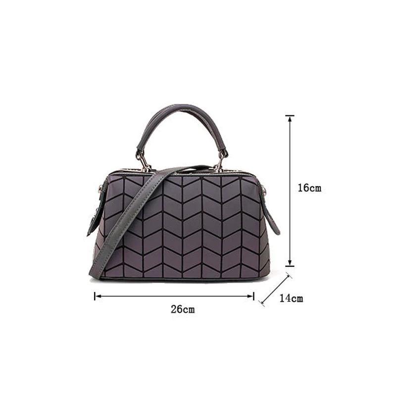 Amazing / Unique Multi-Colors Luminous Geometric Square Handbag ...
