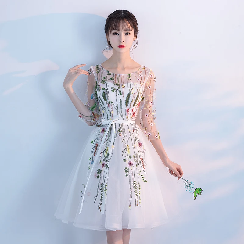 Chic / Beautiful Graduation Dresses 2017 Short A-Line / Princess ...