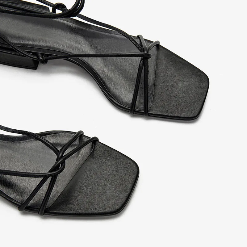 Modest / Simple Summer Black Casual Womens Sandals 2020 Ankle Strap ...