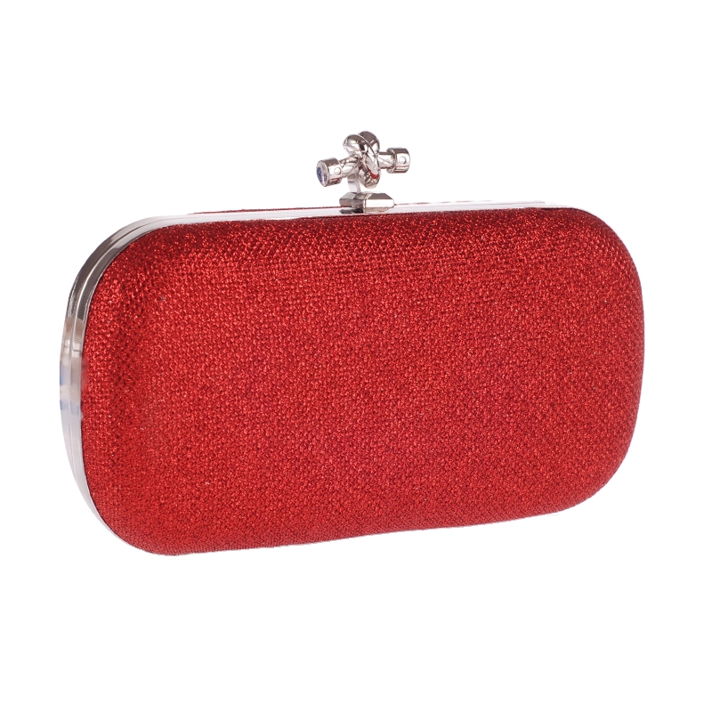 Modest / Simple Red Metal Clutch Bags 2018