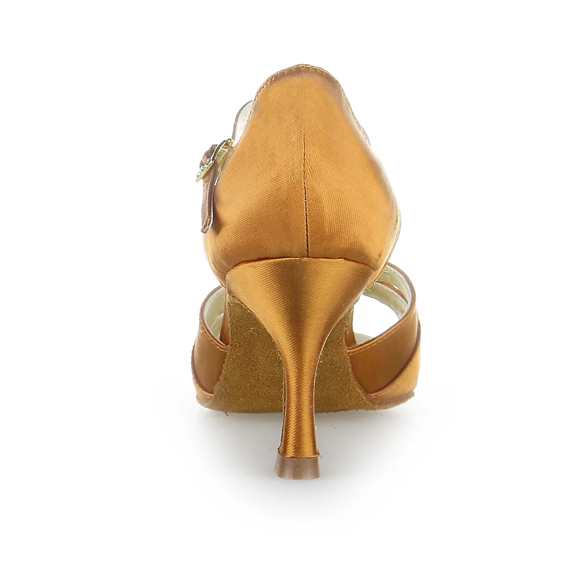Vintage / Retro Bronze Prom Latin Dance Shoes 2021 7 cm Stiletto Heels ...