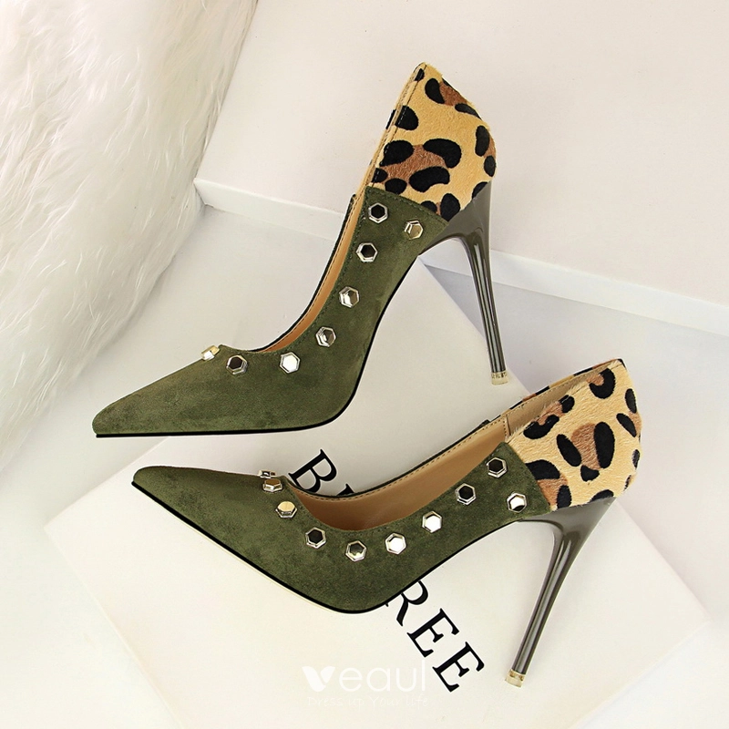 Modern / Fashion Black High Heels 2018 10 cm Office Pumps Pointed Toe ...