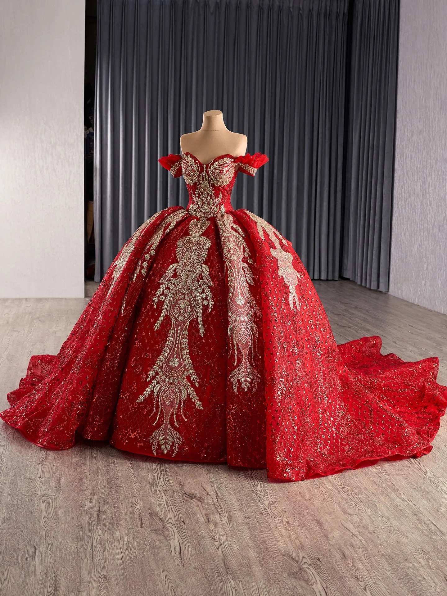 Kinesisk Stil Luxus Hvide Bling Bling Beading Rhinestone ...