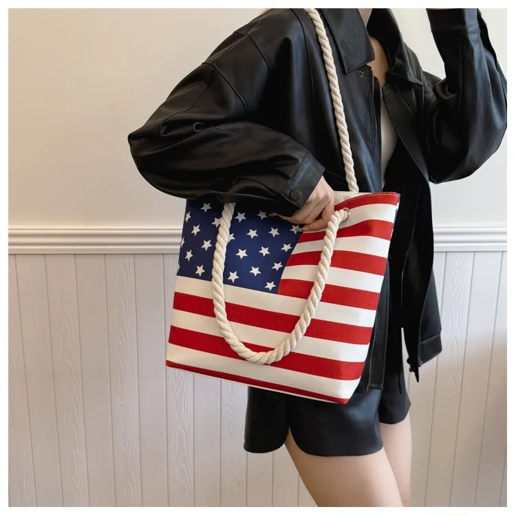 Mode Flag Trykning Streetwear Clutch Taske 2025