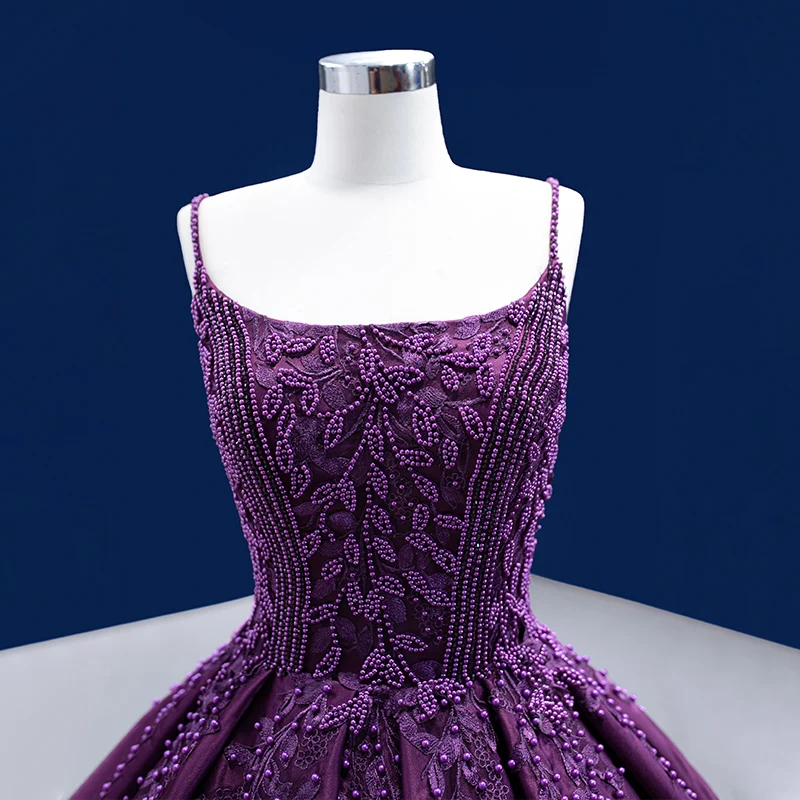 Vintage / Originale Haut de Gamme Violet Perlage Fleur En Dentelle Robe ...