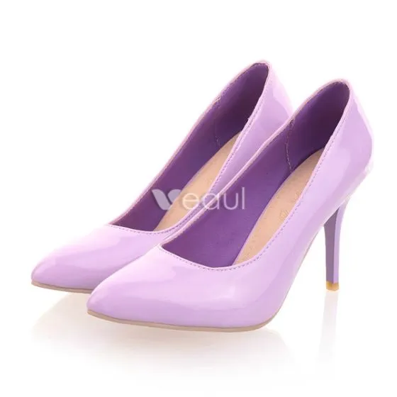 Classic Red Pumps Patent Leather Stiletto Heels Womens High Heels Shoes